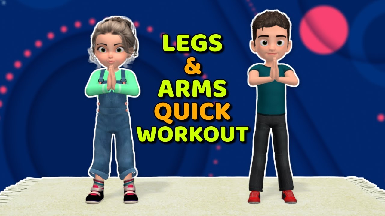 QUICK WORKOUT FOR THINNER LEGS AND ARMS - YouTube