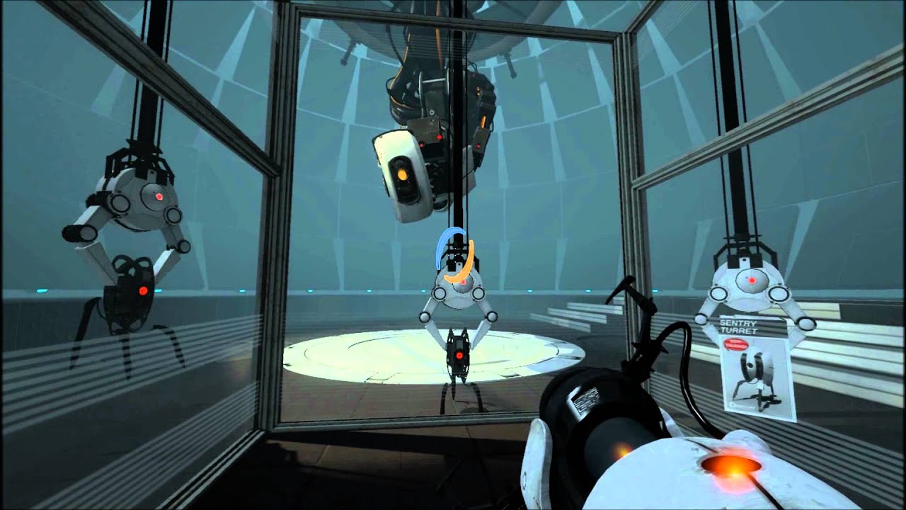GLaDOS Emergency Shutdown and Cake Dispensary (Portal 2) - YouTube