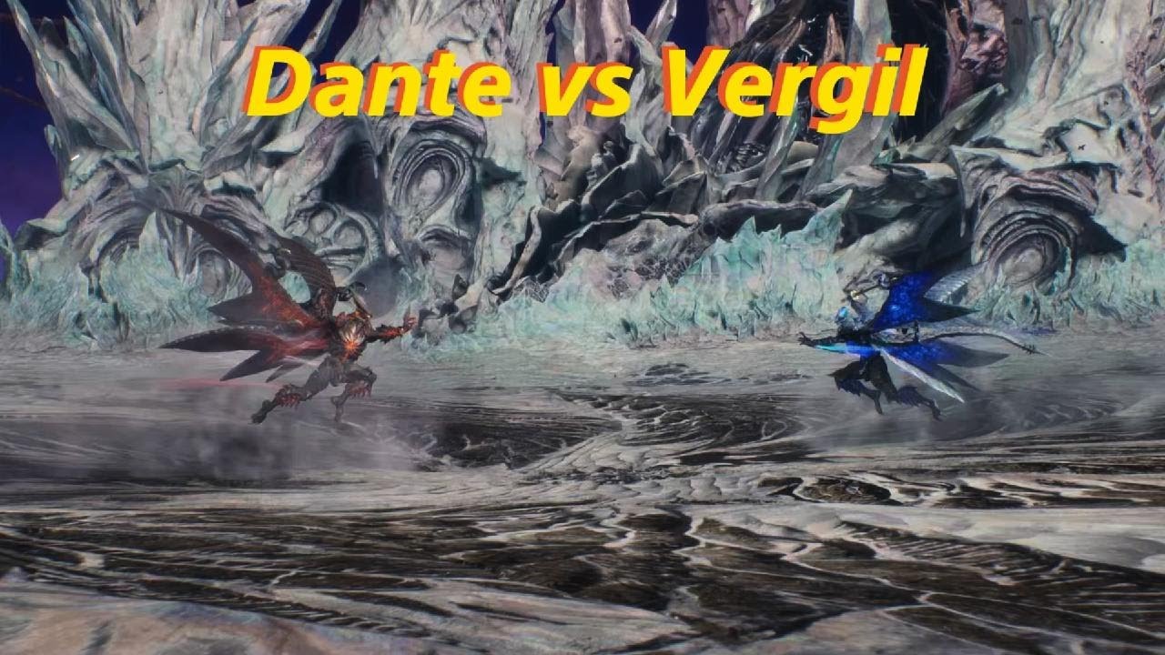 Dante Vs Vergil DMC 5 Final Battle - YouTube