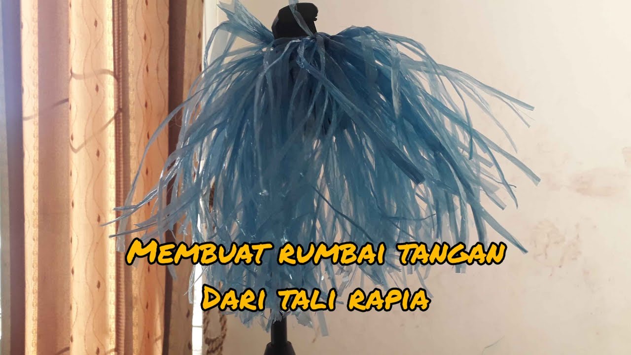 Cara Membuat Gelang Rumbai dari Tali Rapia - YouTube