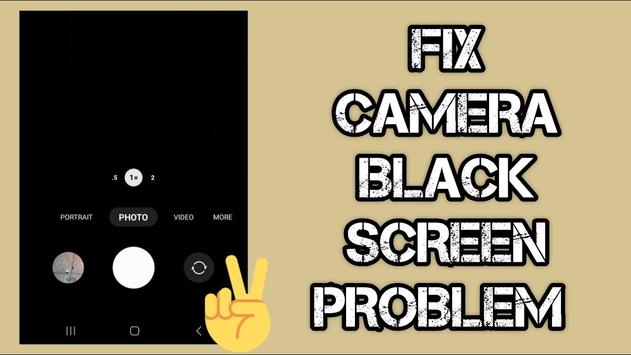 Fix Camera Black Screen Problem|| TECH SOLUTIONS BAR - YouTube