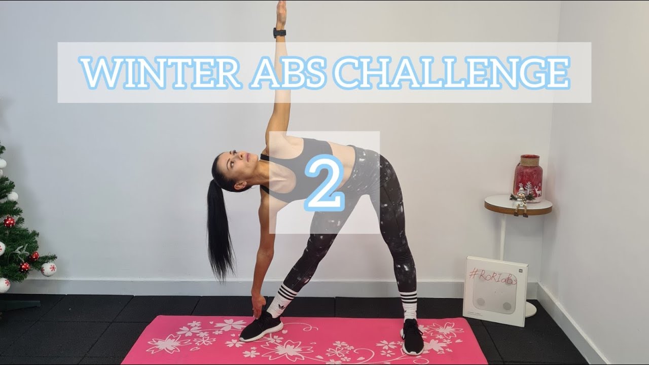 WINTER ABS CHALLENGE - DAY 2 - YouTube