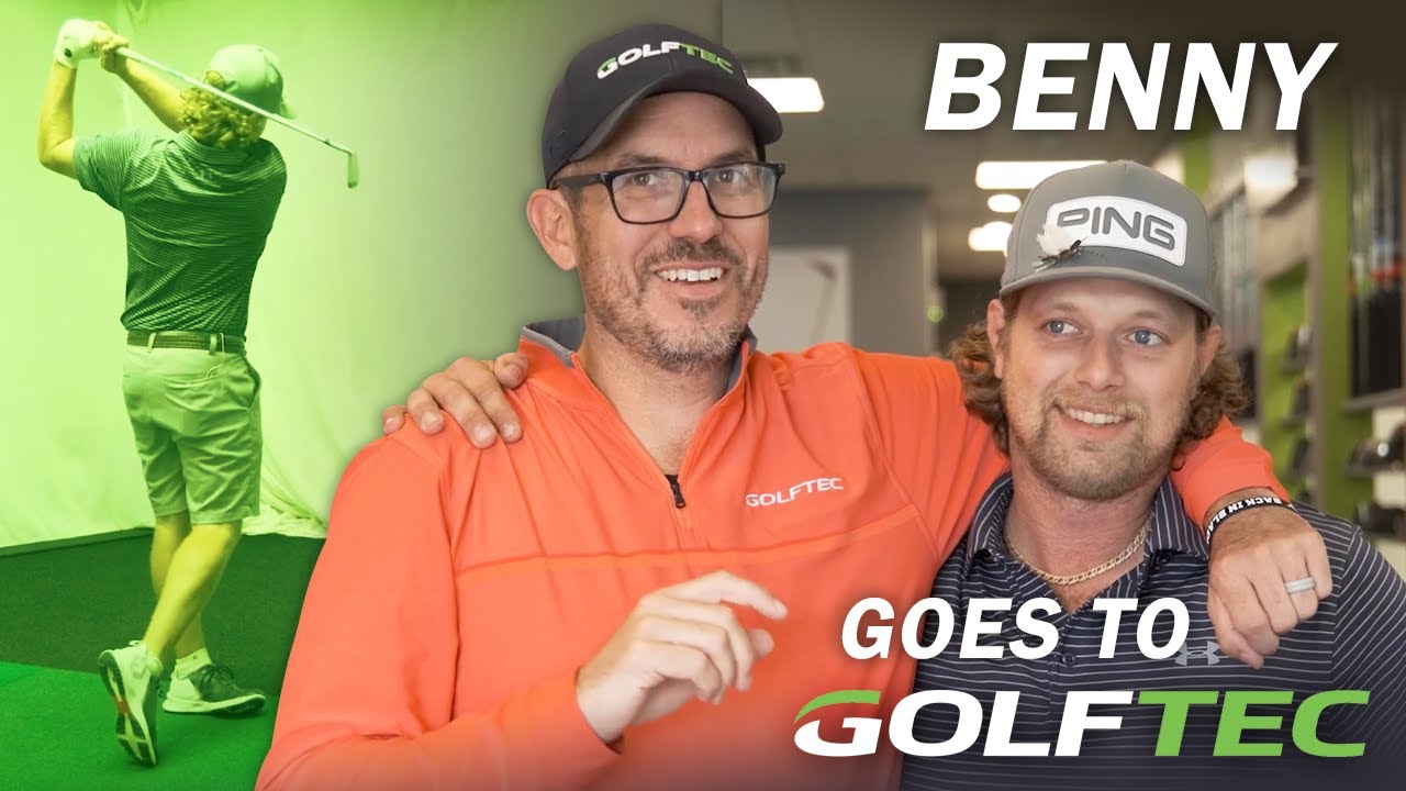 Benny goes to GolfTec for his first lesson EVER with Monday Q Info ...