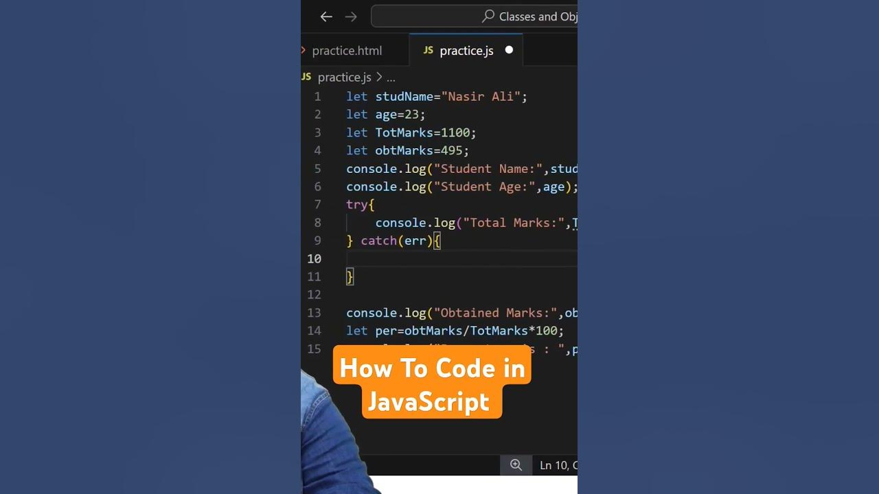 Javascript Tutorial Trycatch Errorhandlinginjavascript Javascript