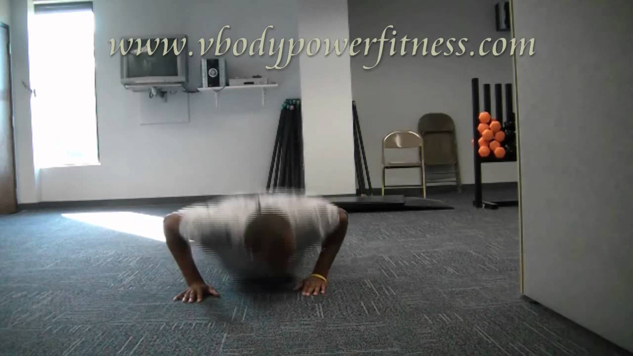 pushup with cross leg kicks - YouTube
