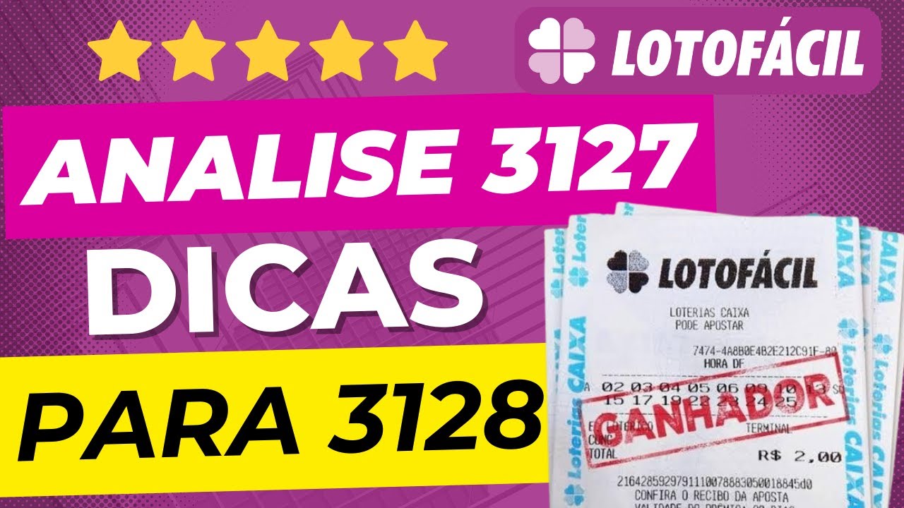 Dicas Para Lotofacil 3128 | Analise 3127 - YouTube