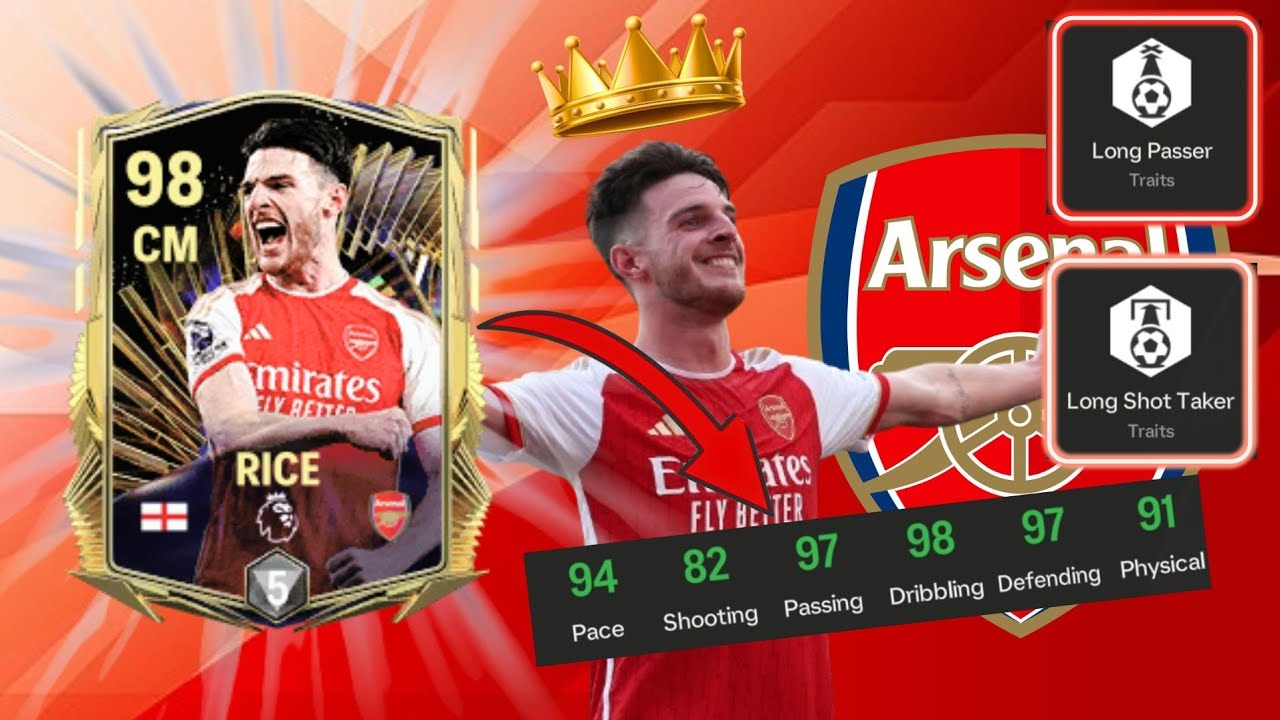 TOTS | Declan Rice-review🏴󠁧󠁢󠁥󠁮󠁧󠁿🪄 Rice Rice Baby😜 | FC MOBILE - YouTube