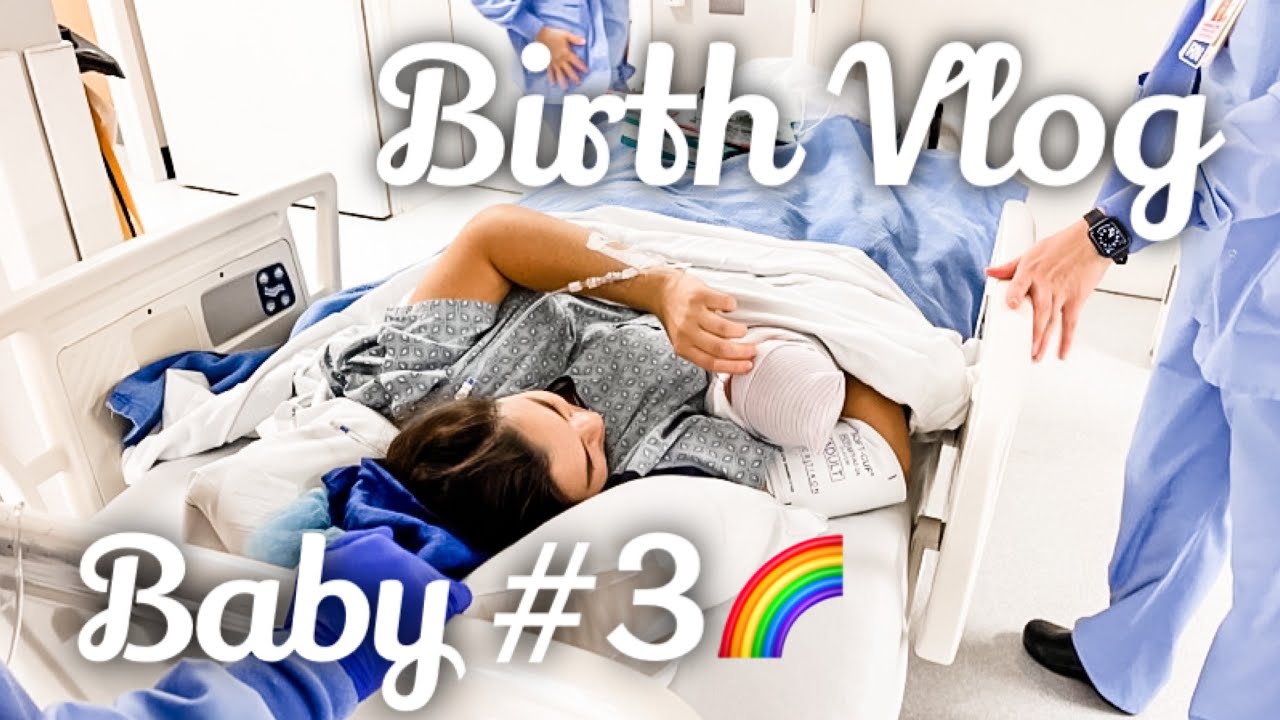 REPEAT C-SECTION BIRTH VLOG FOR BABY #3 + SIBLINGS MEET BABY BROTHER ...