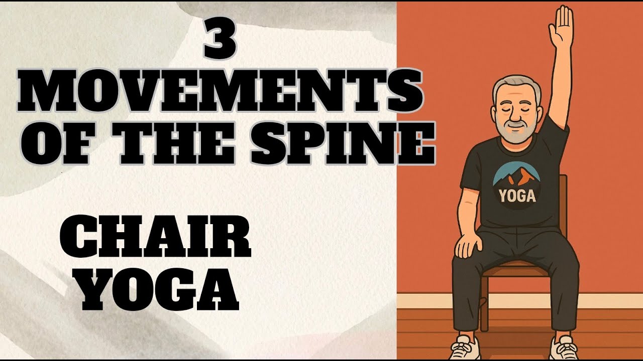 Chair Yoga 3 Movements of the Spine - YouTube