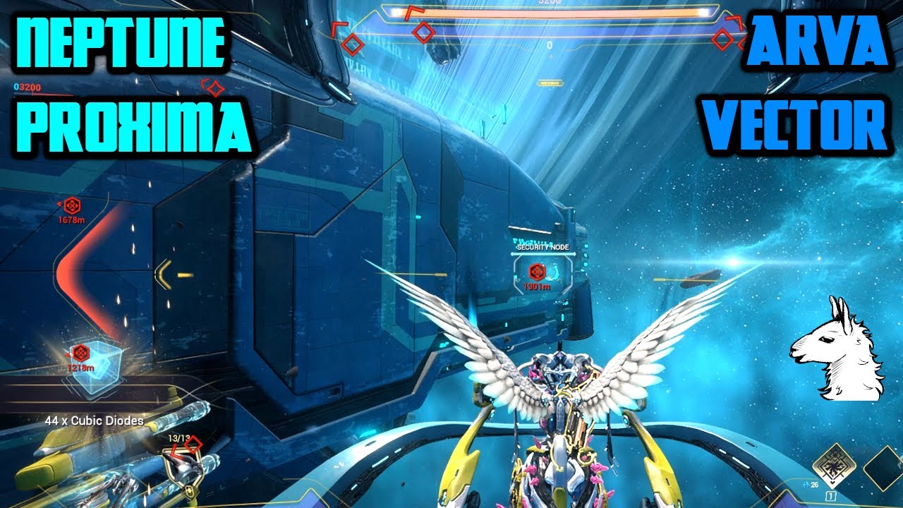 Let's Play Warframe - Neptune Proxima - Arva Vector - YouTube