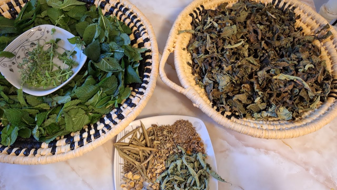 Menthe seché avec des épices 🤩🍵🌿🇲🇦 - YouTube