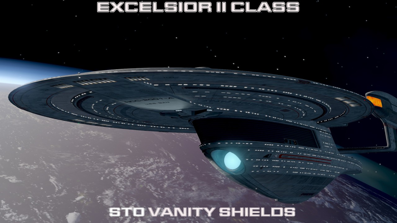 STO Excelsior II Class Vanity Shields - YouTube