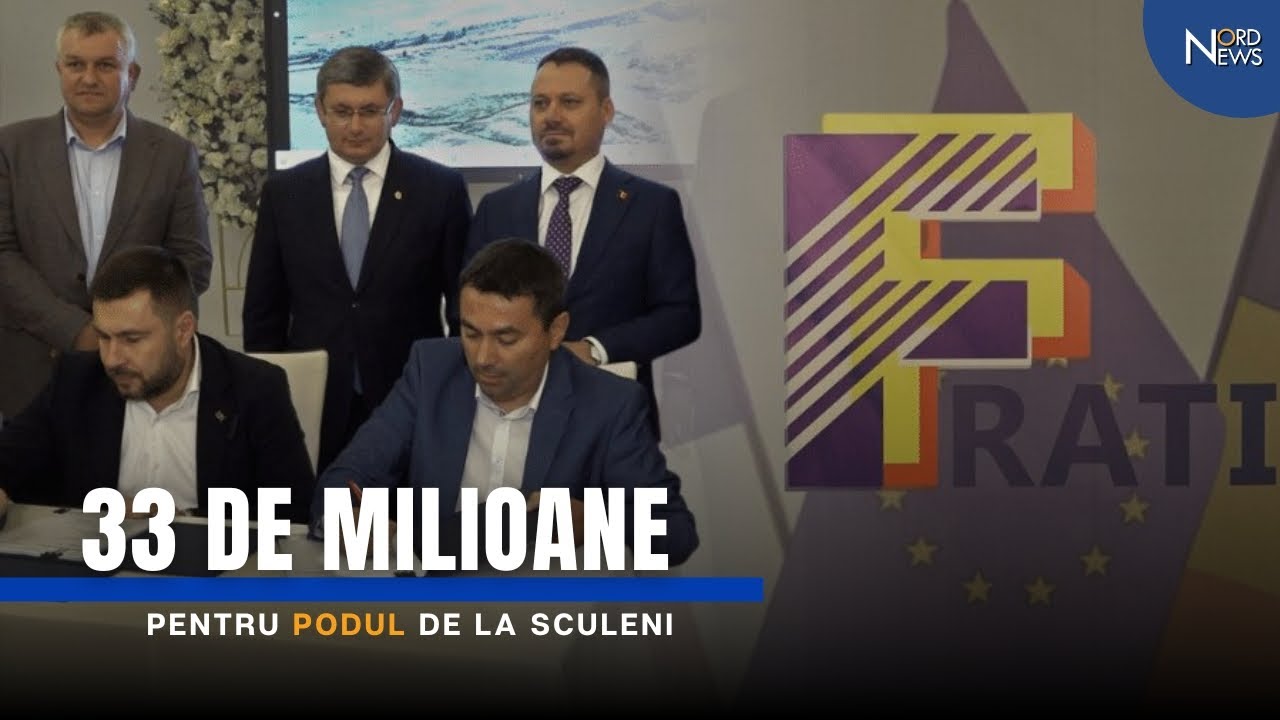 33 de milioane de euro pentru podul de la Sculeni - YouTube
