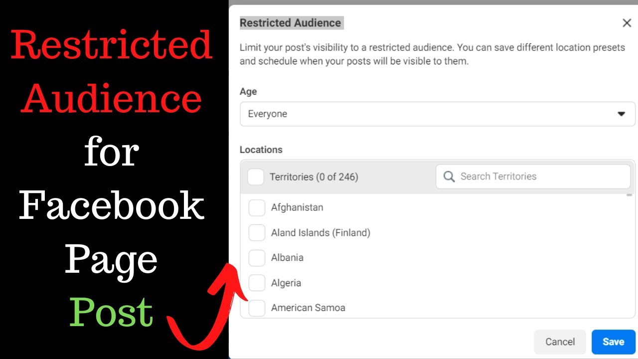 How to Limit Audience on Facebook Post | Restricted Audience for ...