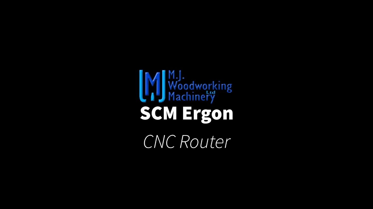 SCM Ergon CNC Router - MJ Woodworking Machinery Ltd - YouTube
