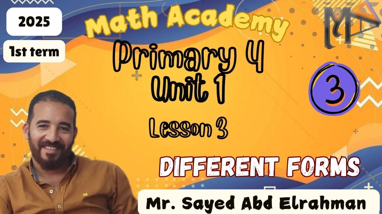 Primary 4 🔥1st term 🔥 Unit 1 🔥Lesson 3 & 4🔥 Different forms of number🔥 ...