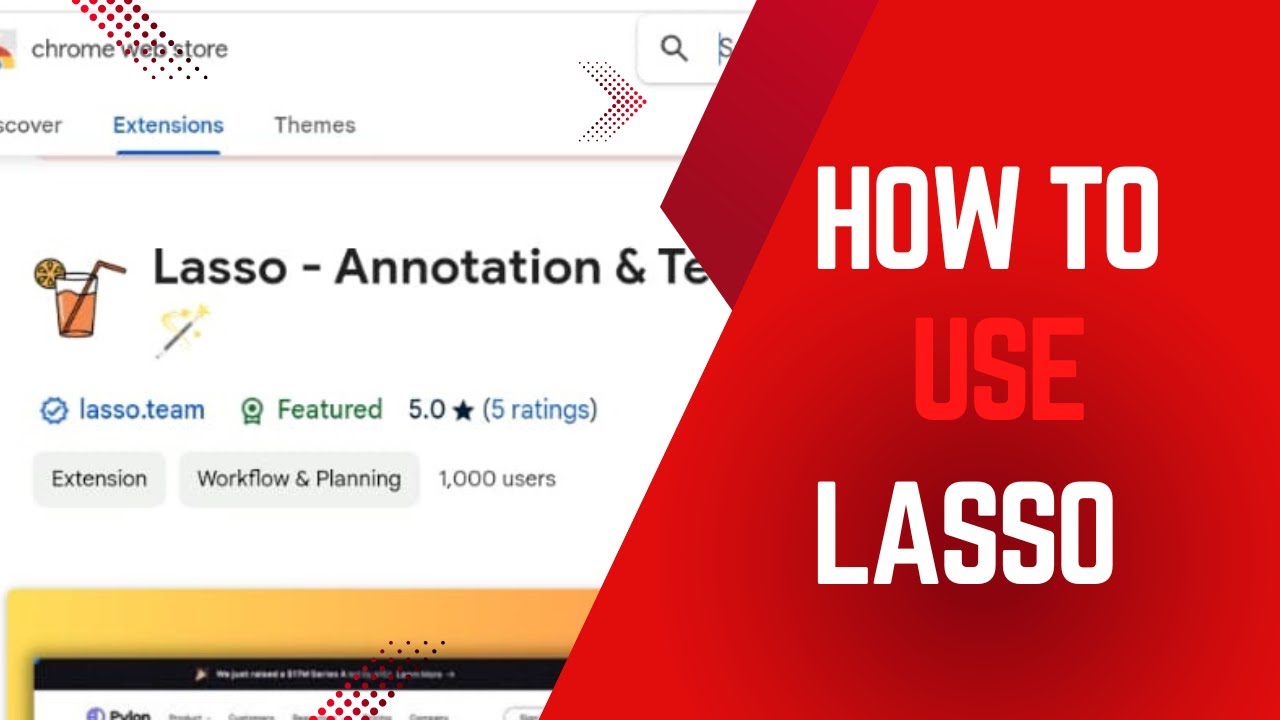 Simple steps to use LASSO tool - YouTube