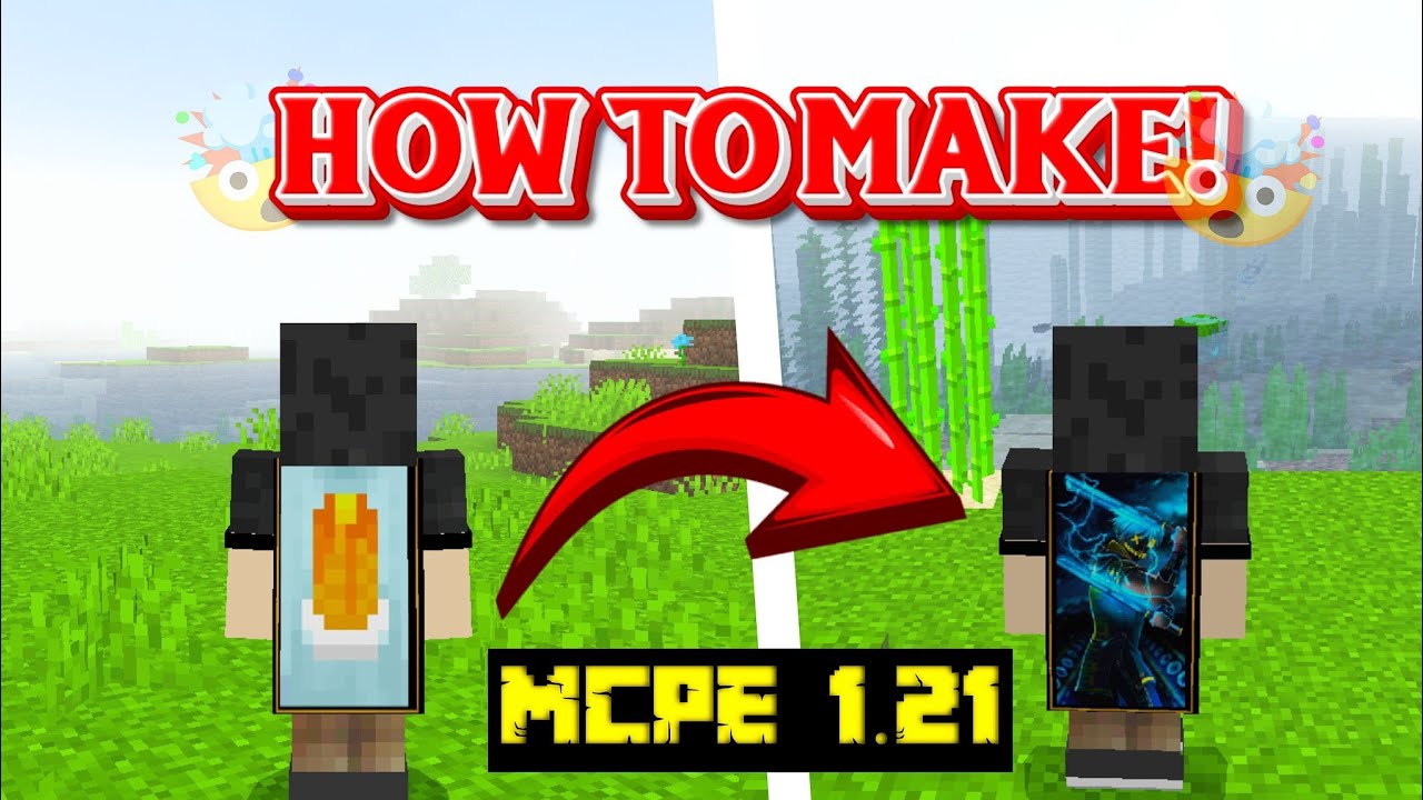 🔥Make your own cape Minecraft pe/ bedrock 1.21+|| Minecraft realistic ...