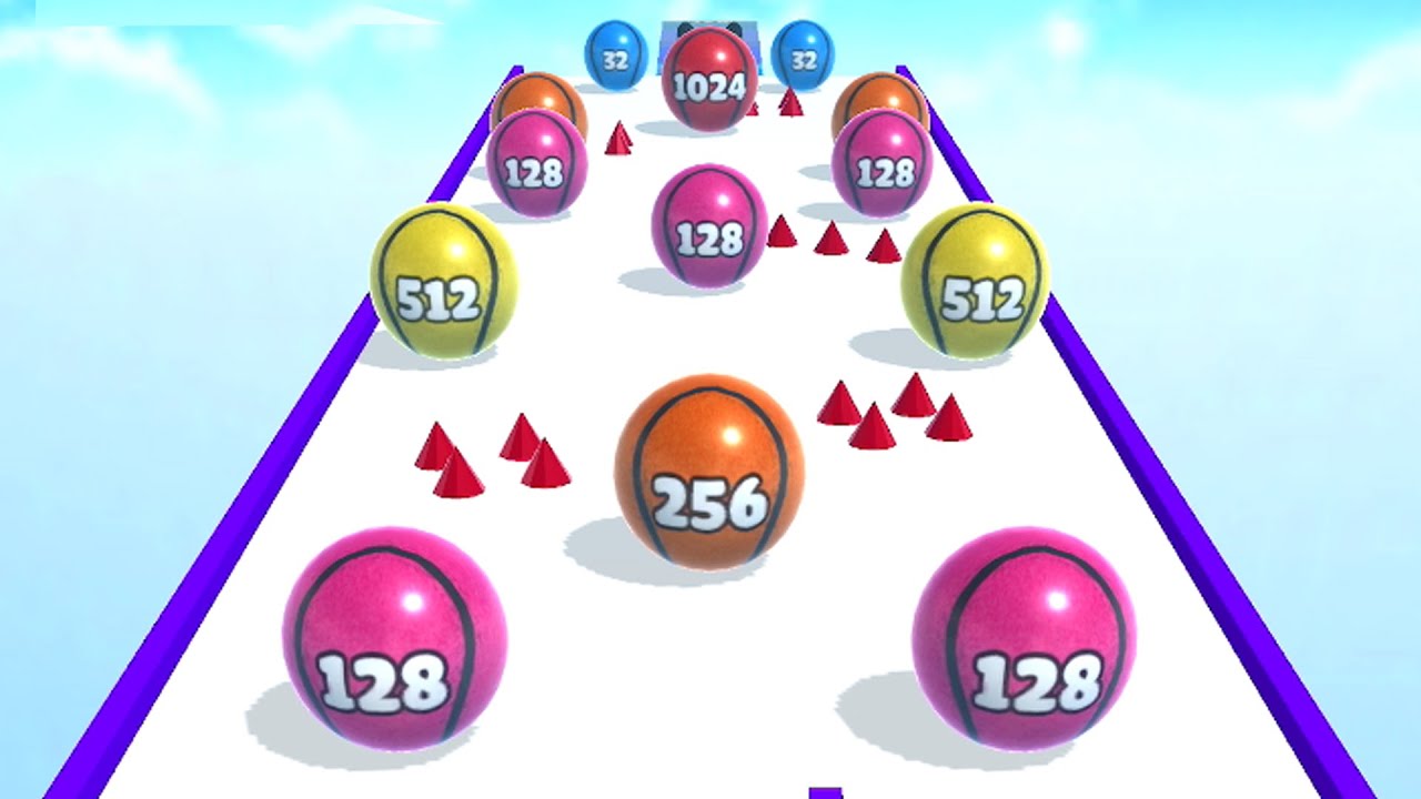 Ball Merge 2048 - All Levels Ball Gameplay Android, iOS ( Level 2556 ...