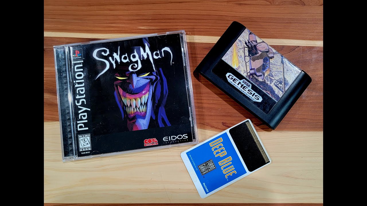 Random Games Episode 3 - SwagMan PS1, Deep Blue TG16, Twin Cobra Sega ...
