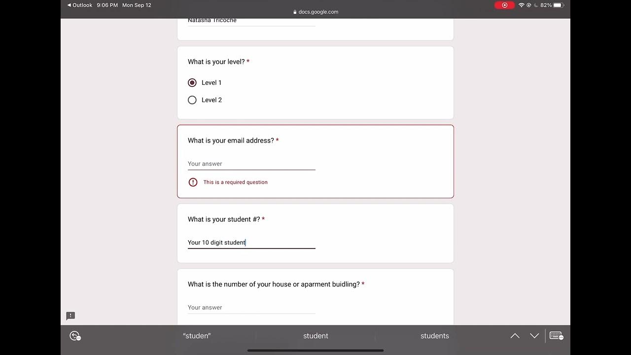 Loaner Book Information, fill out GOOGLE FORMS - YouTube