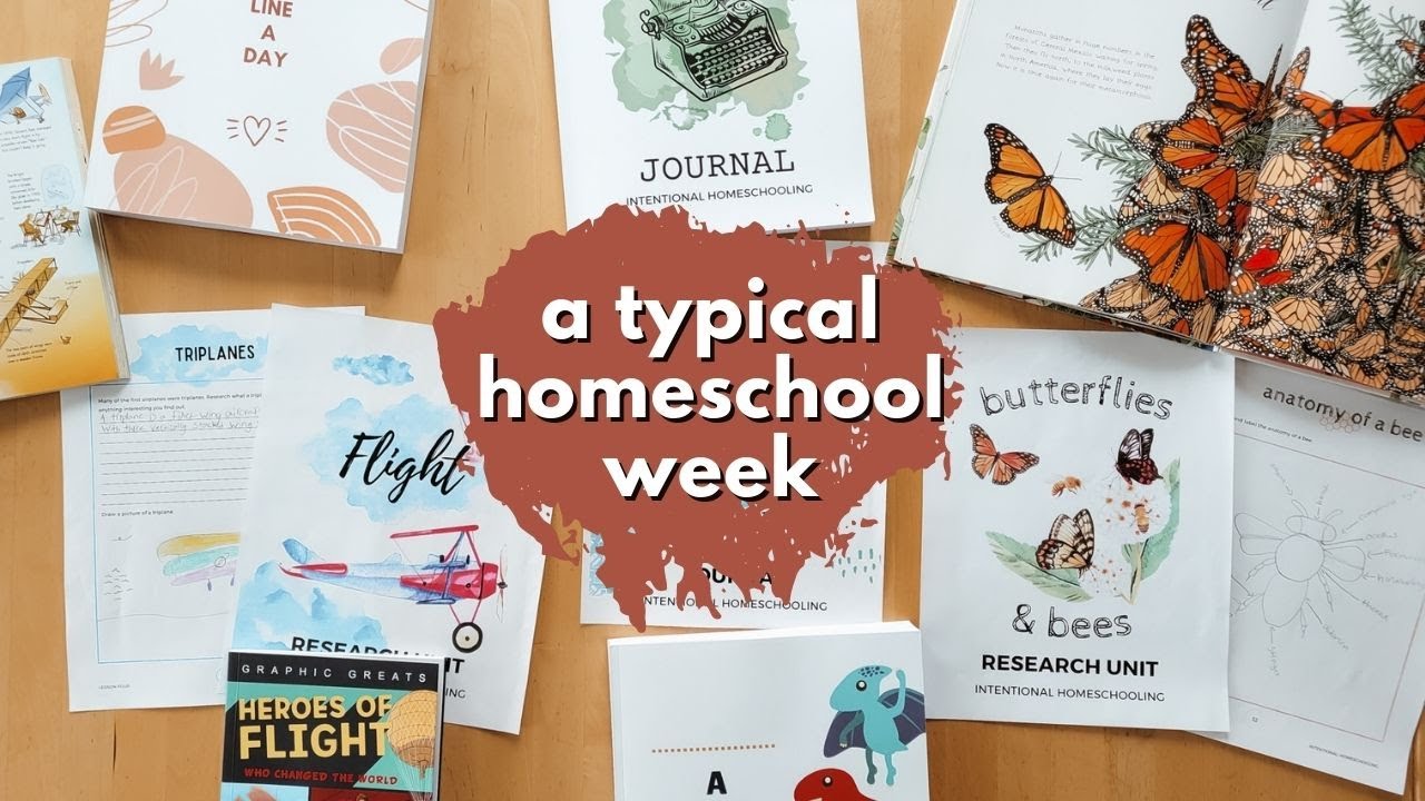 a typical HOMESCHOOL WEEK - a look into our regular weekly homeschool ...