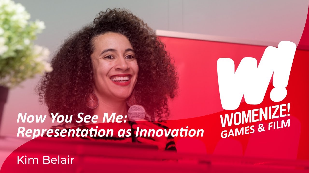 KIM BELAIR: Keynote at WOMENIZE! Games & Film 2019 - YouTube