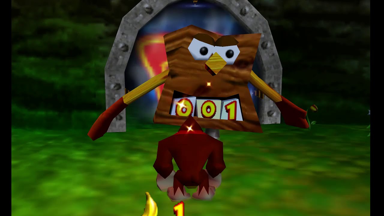 Donkey Kong 64 Walkthrough Jungle Japes With DK & Diddy - YouTube
