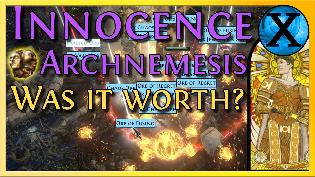 Path of Exile 3.17 Innocence-Touched Archnemesis, 2 Ex Dropped Was it ...
