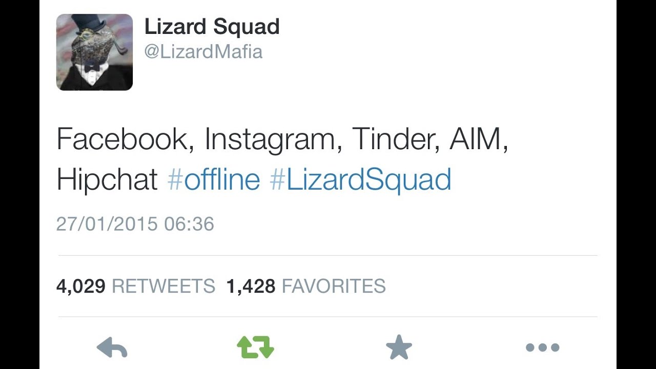 Lizard Squad DDOS Attack Facebook, Instagram & More! - YouTube