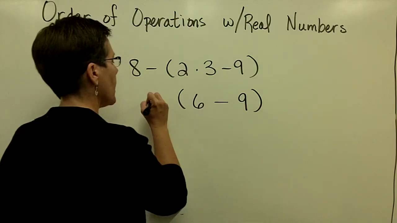 09 - Introductory Algebra - Order of Operations for Real Num Part 1 ...