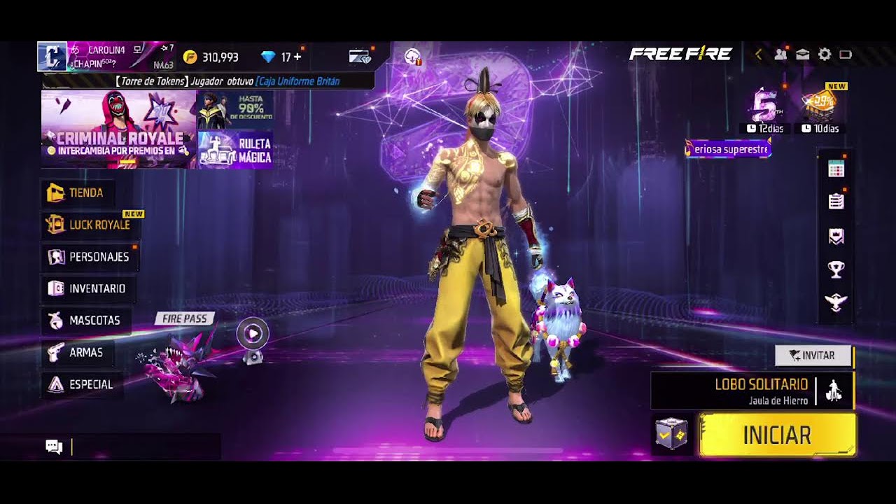 JUGANDO FREE FIRE PVPS XD - YouTube