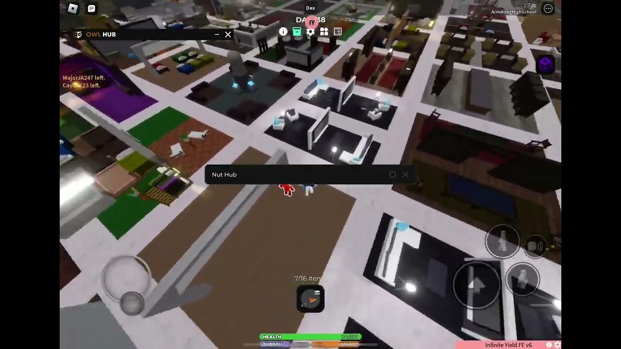 Roblox Script Showcase | 3008 [2.7.3] | Nut Hub | Employee Esp & Player ...