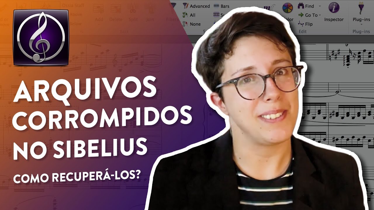 Arquivos corrompidos no Sibelius. Como recuperar? // TUTORIAL DE ...