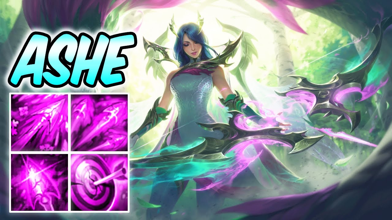 FAE DRAGON ASHE | Best Build & Runes | Ashe ADC Gameplay | League of ...