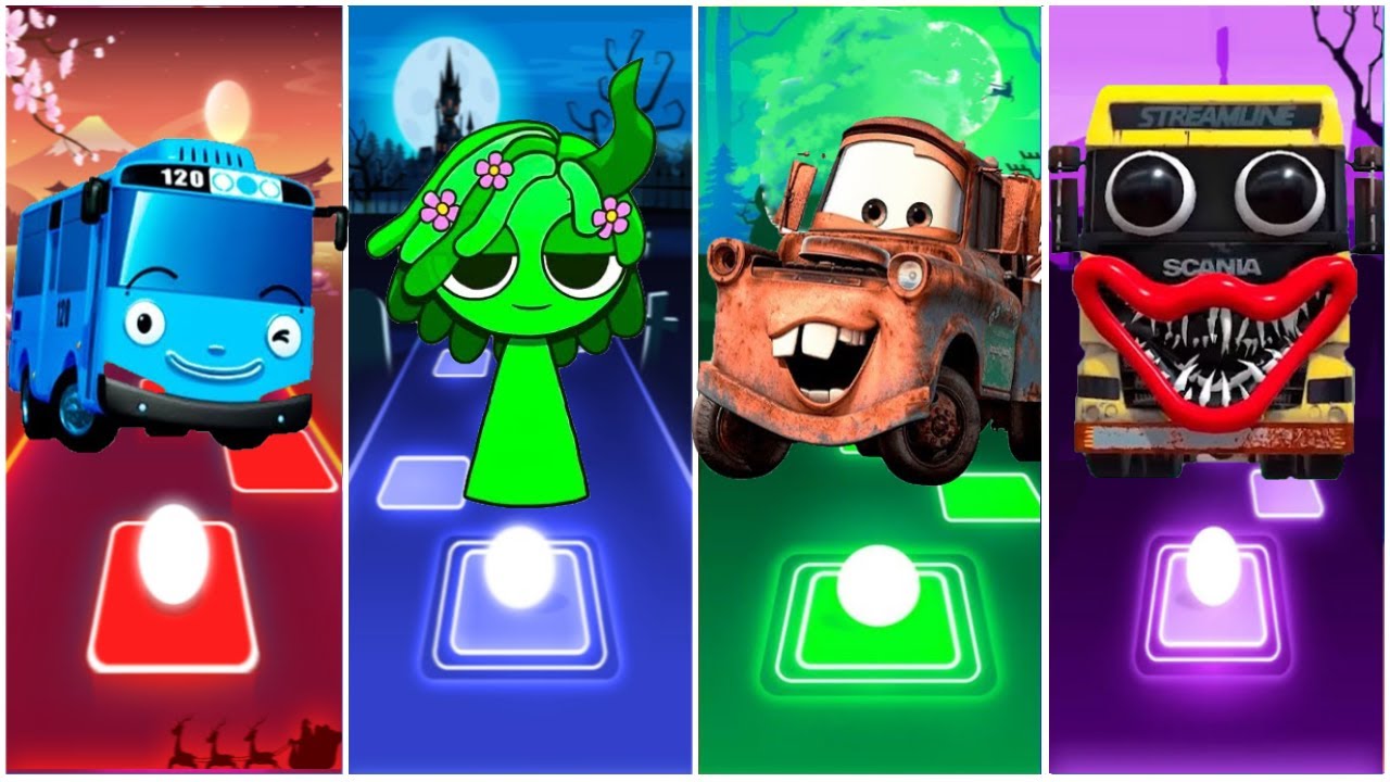 Incredibox Sprunki Vineria 🆚 Tow Mater 🆚 Truck Eater 🆚 Tayo Little Bus ...