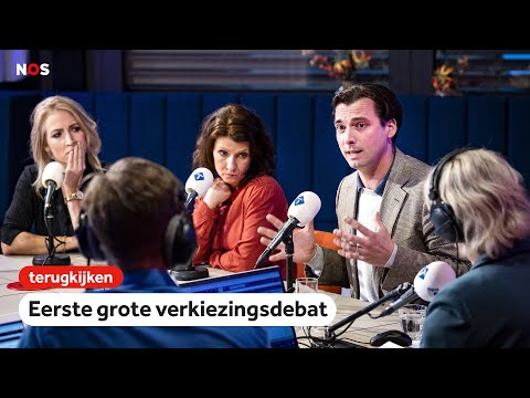 TERUGKIJKEN | Het verkiezingsdebat op NPO Radio 1