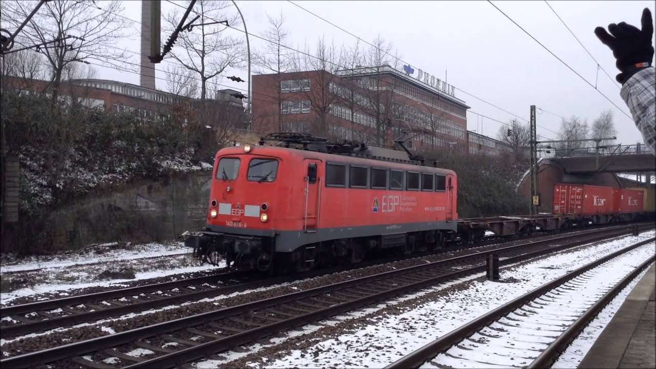 Br. 140 von EGP, evb & DB mit Pfeifen - YouTube