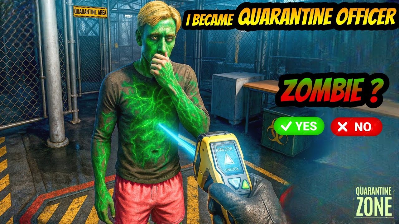 I Became a QUARANTINE OFFICER - Quarantine Zone Gameplay - YouTube