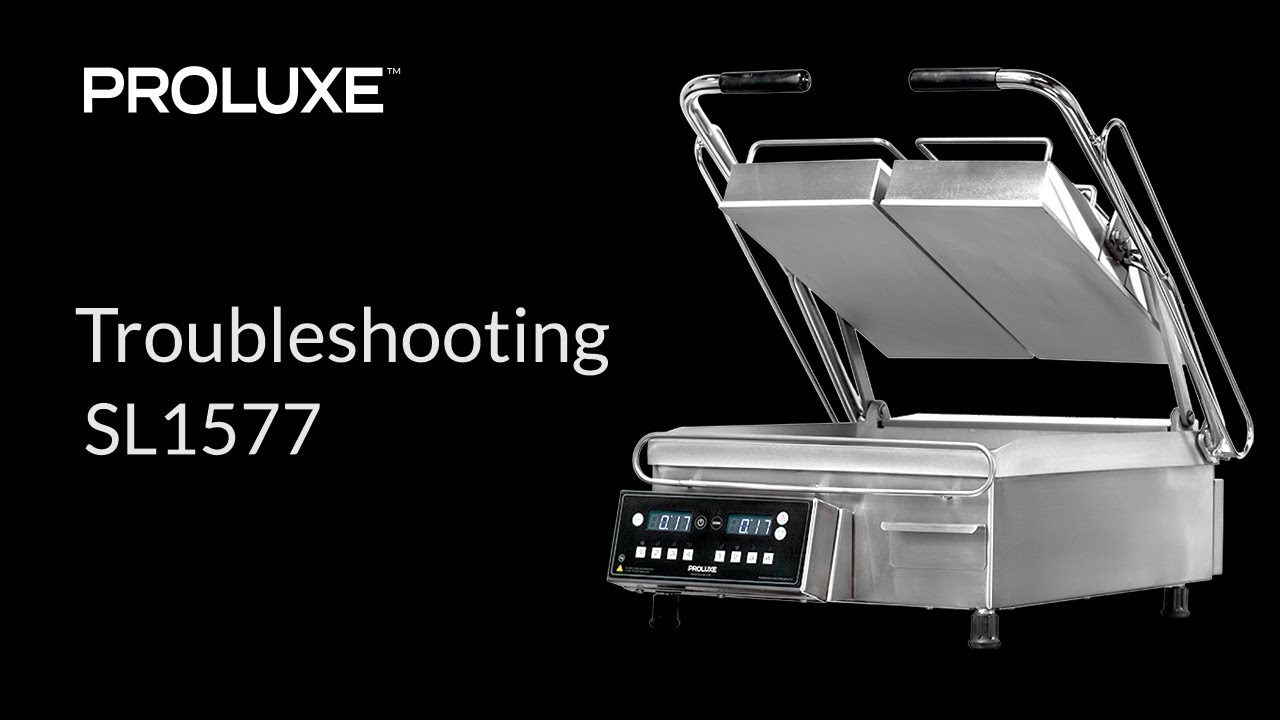 How to Troubleshoot the SL1577 Split Lid Grill - Proluxe - YouTube