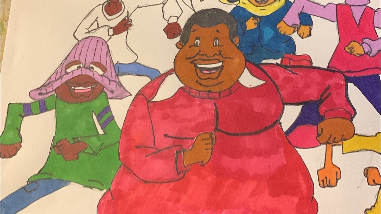 Drawing ️ fat Albert and his crew - YouTube