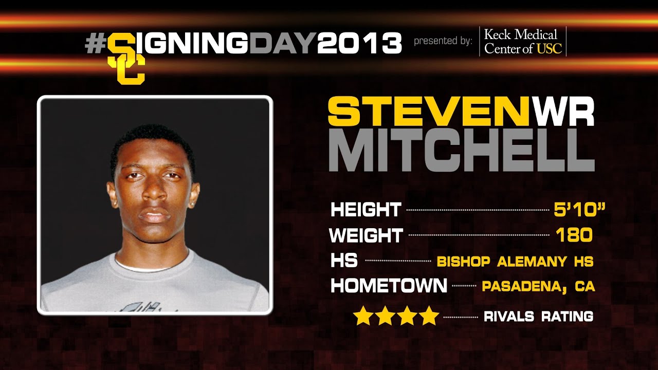 USC Signing Day 2013 Steven Mitchell - YouTube