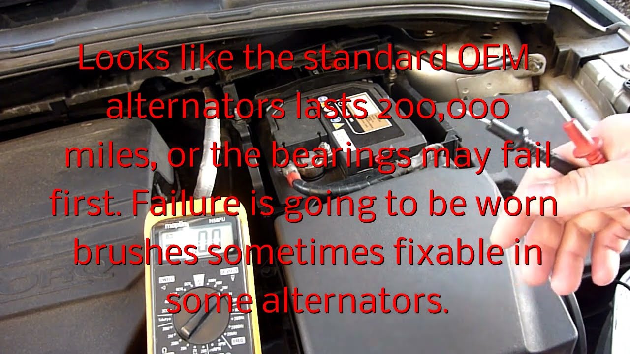 Detect a Failing Alternator/ Generator Before You Become Stranded in ...