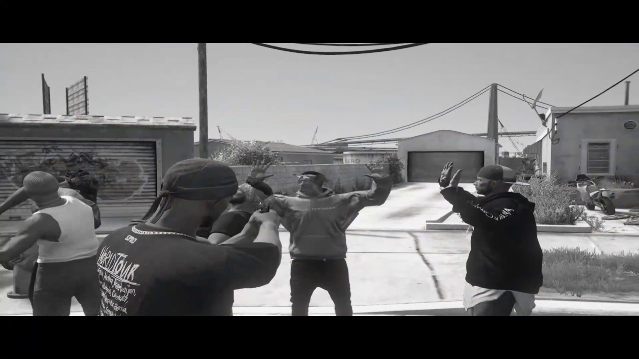 TRoR | Main Street Mafia Crips PullUp on Grape St. Watts Crips - YouTube