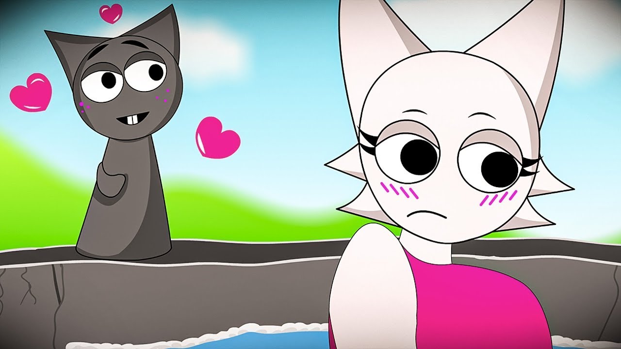 WENDA x GRAY Hot Springs - Sprunki Animation (flipbook) - YouTube
