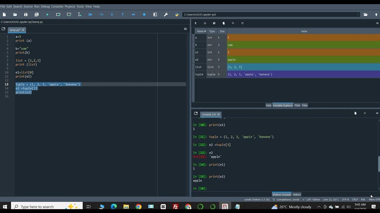 Lesson 2 : Importing a Dataset using Pandas - YouTube
