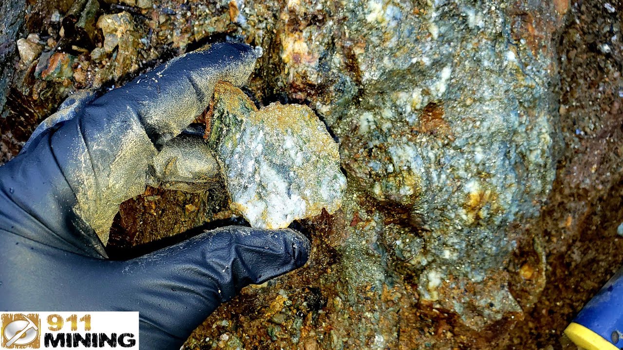 Gold Ore From Mineralized High Grade Gold Quartz Vein! - YouTube