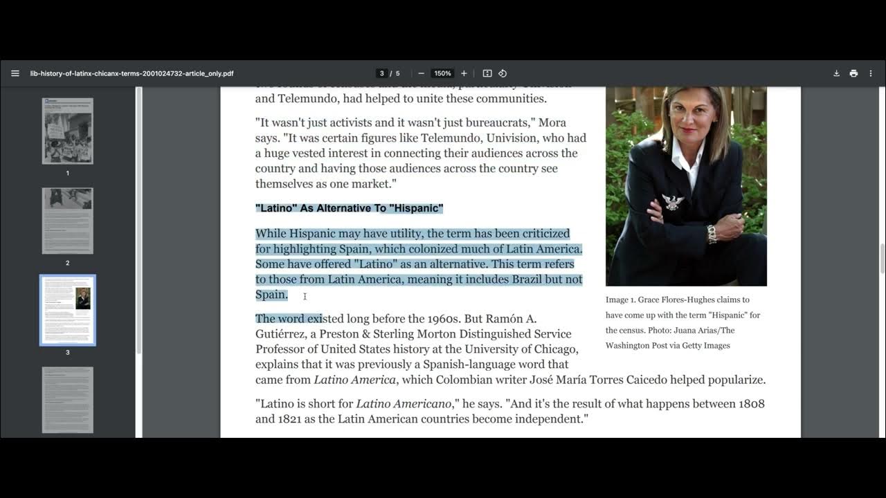 Latino, Hispanic, Latinx, Chicano The history behind the terms - YouTube