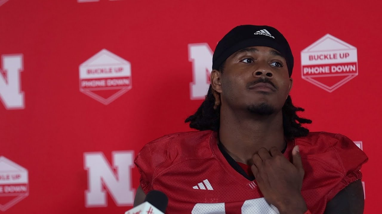 Nebraska's Omar Brown's full press conference from Aug. 18, 2023. - YouTube