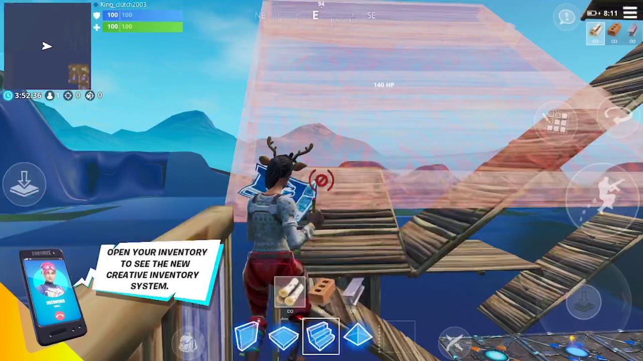 Part 2 Fortnite Season 9 mobile. Practicing building 🤷🏾‍♂️😎 - YouTube